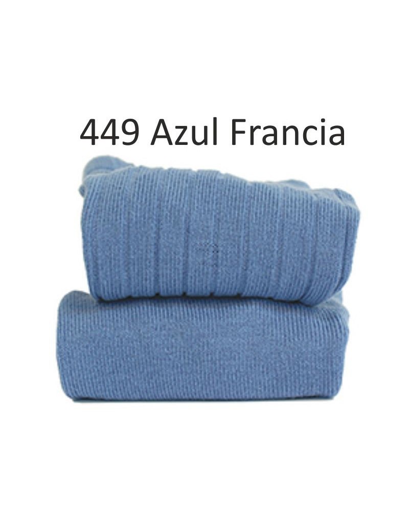 Leotardo liso 2019/1 Azul Francia algodón